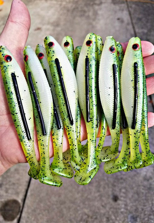 5" Blood Line Swim Bait and Insert Mold (2 Cavity) | Angling AI ...