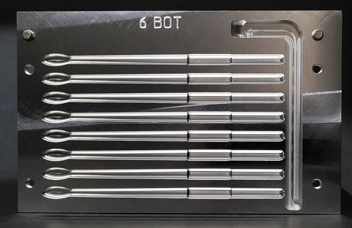 6" Injection Bot Worm Mold – Angling A.i.