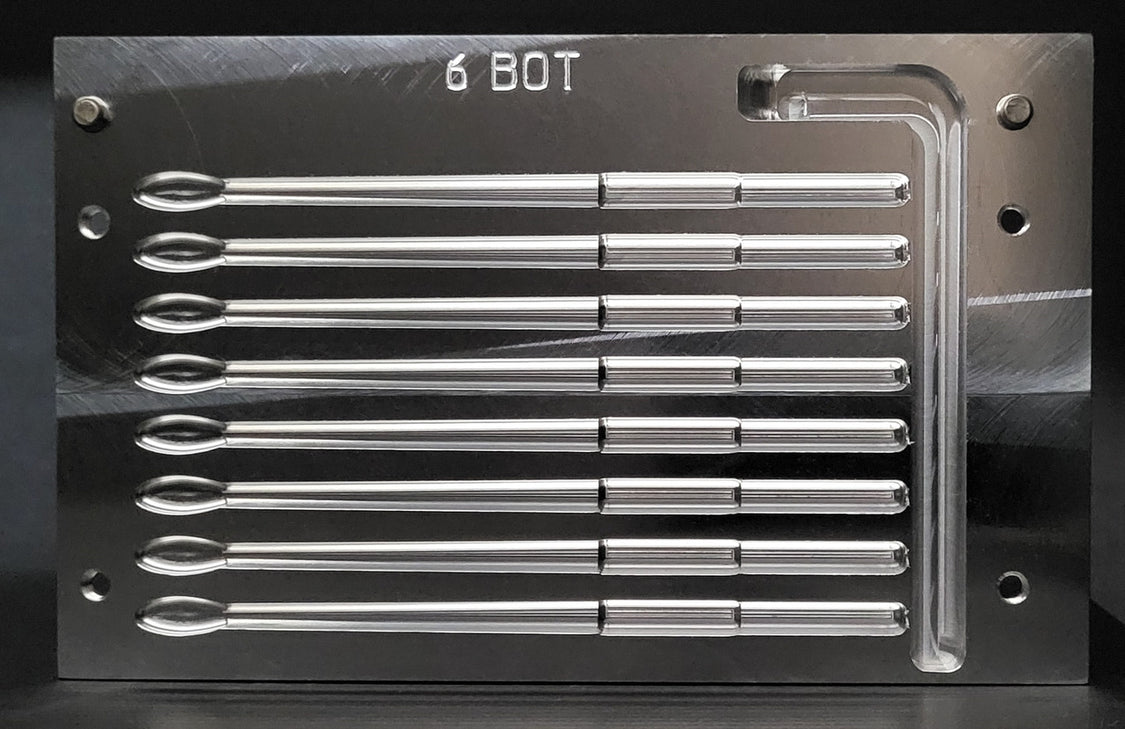 6" Injection Bot Worm Mold – Angling A.i.