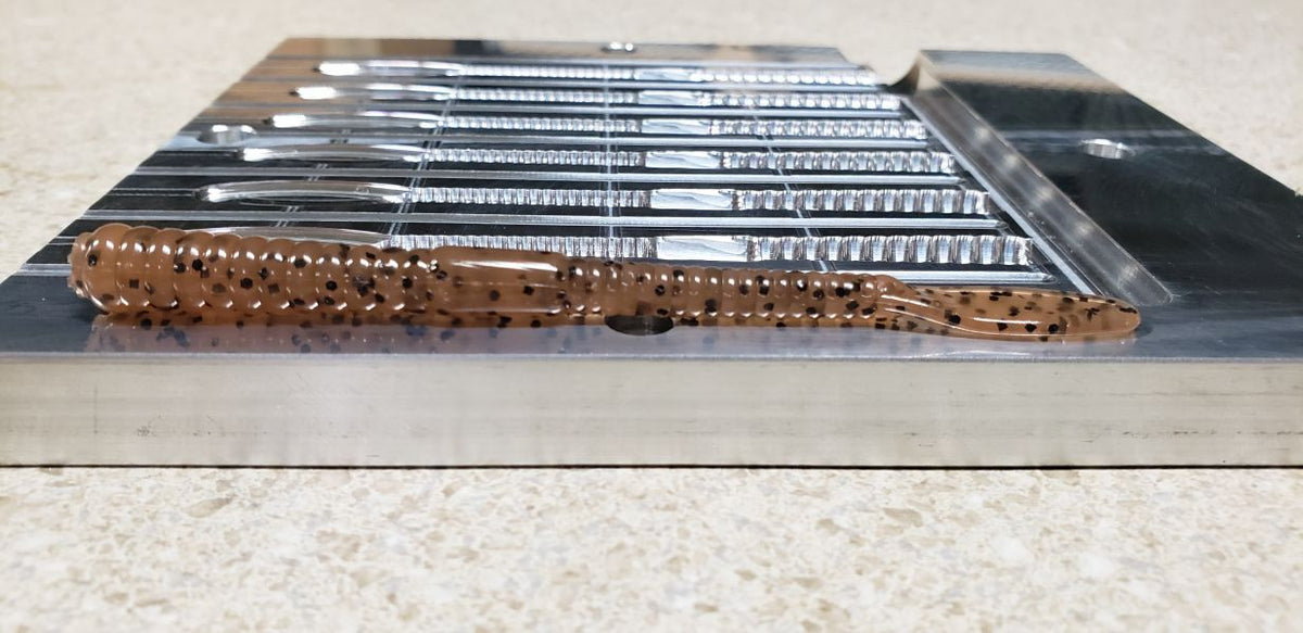 4" MC Worm Mold (6 Cavity) | Angling AI – Angling A.i.