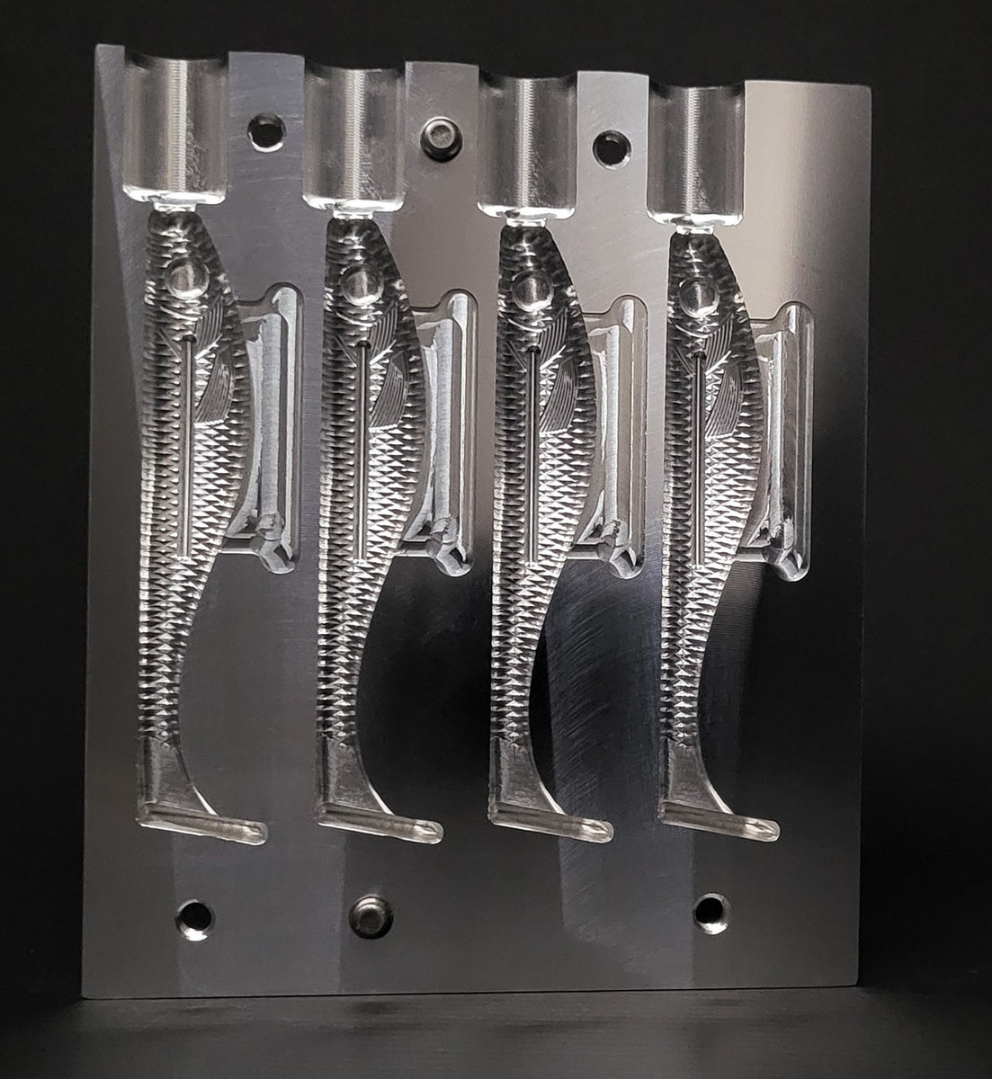 4" Blood Line Swim Bait Mold | Angling AI – Angling A.i.